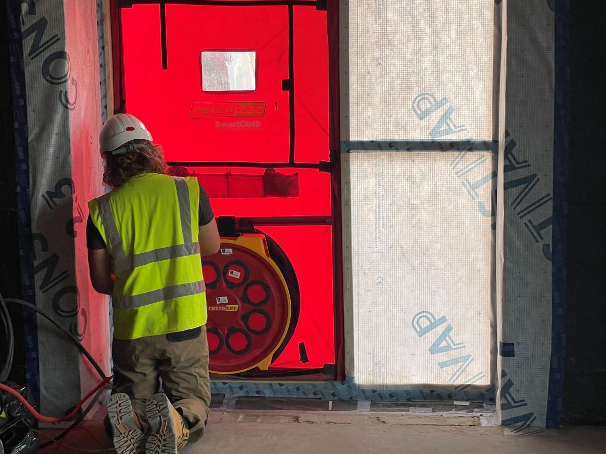 Gallery | First air test carried out on UK’s first Passivhaus museum ...